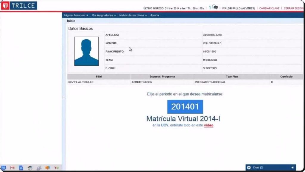 Intranet Trilce UCV Entrar AULA VIRTUAL Login【 2024