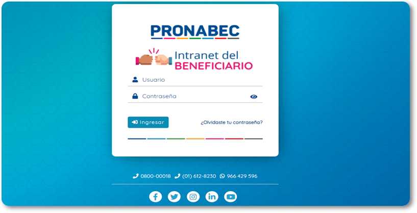 Intranet del Becario (PRONABEC) AULA VIRTUAL 【 2024